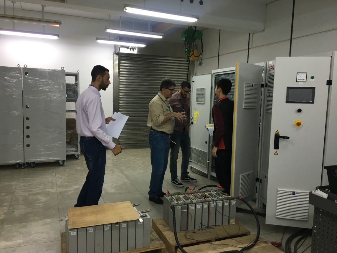 CPqD from Brazil visited CTE factory in Dec. 2018 | CTE - Battery Test ...